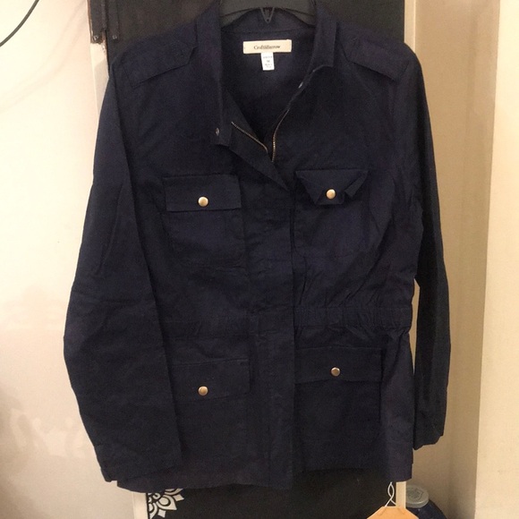 croft & barrow | Jackets & Coats | Croft Barrow Blue Utility Jacket ...
